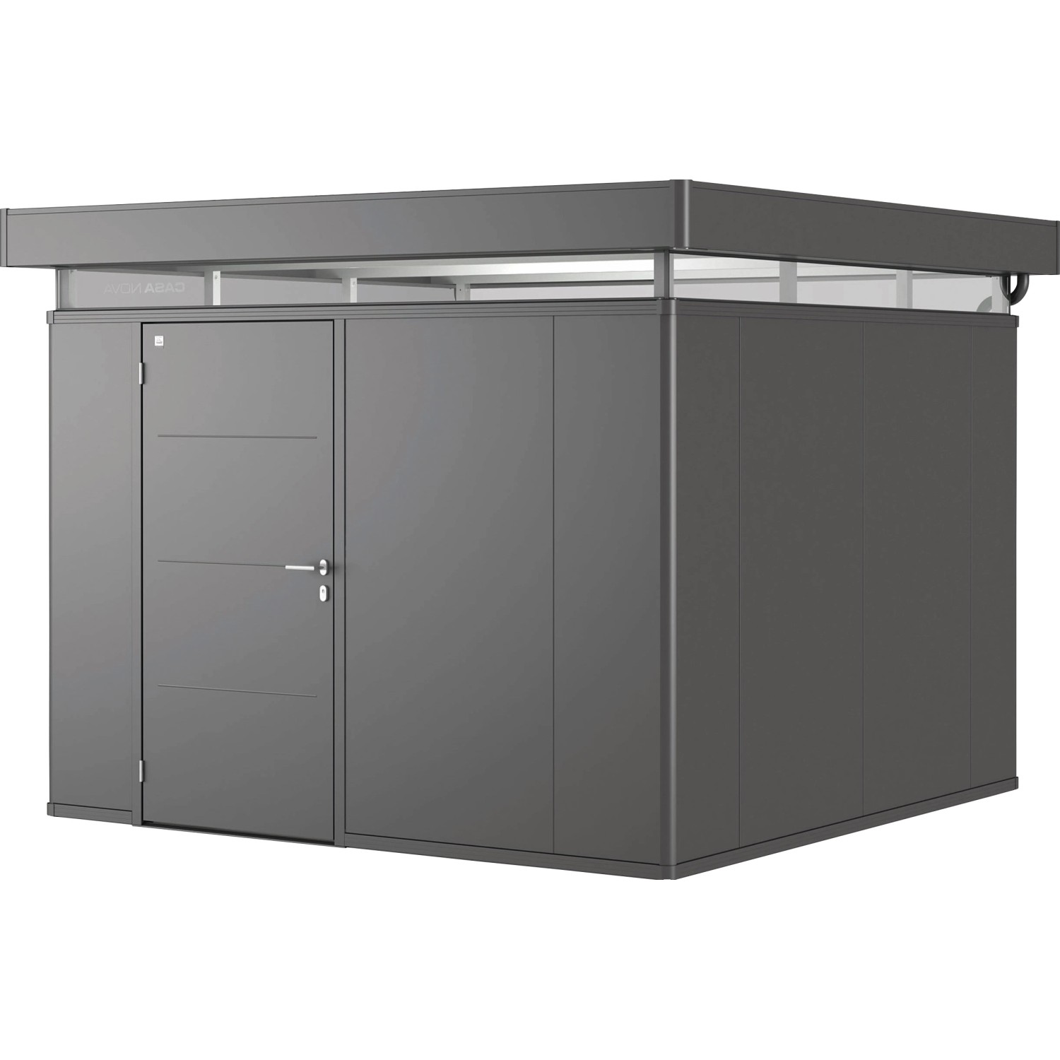 Biohort Nebengebäude CasaNova 3 x 3 Grau-Metallic Tür links kaufen bei OBI