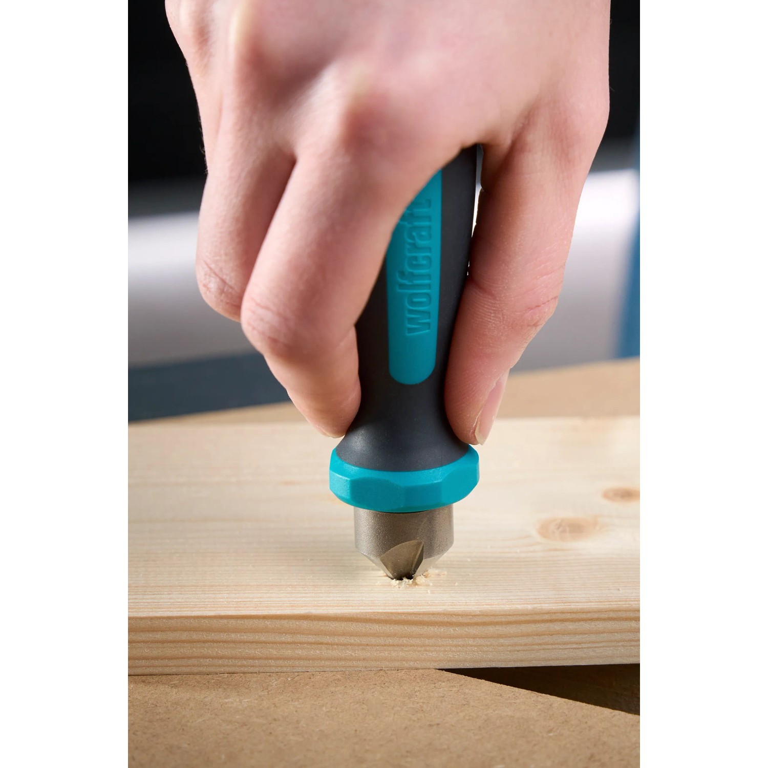 wolfcraft Senker für Holz Handsenker Ergo Ø 12 mm 90 Grad kaufen bei OBI