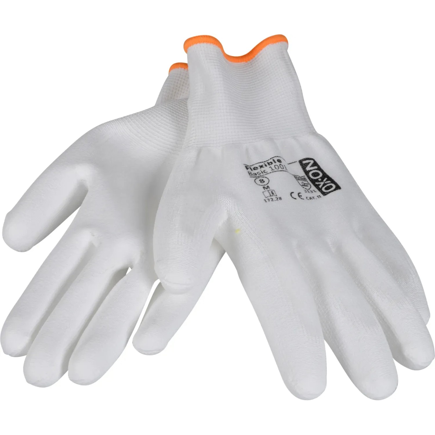 OX-ON Handschuh Flexible Basic 1001 Weiß Gr. 09 kaufen bei OBI