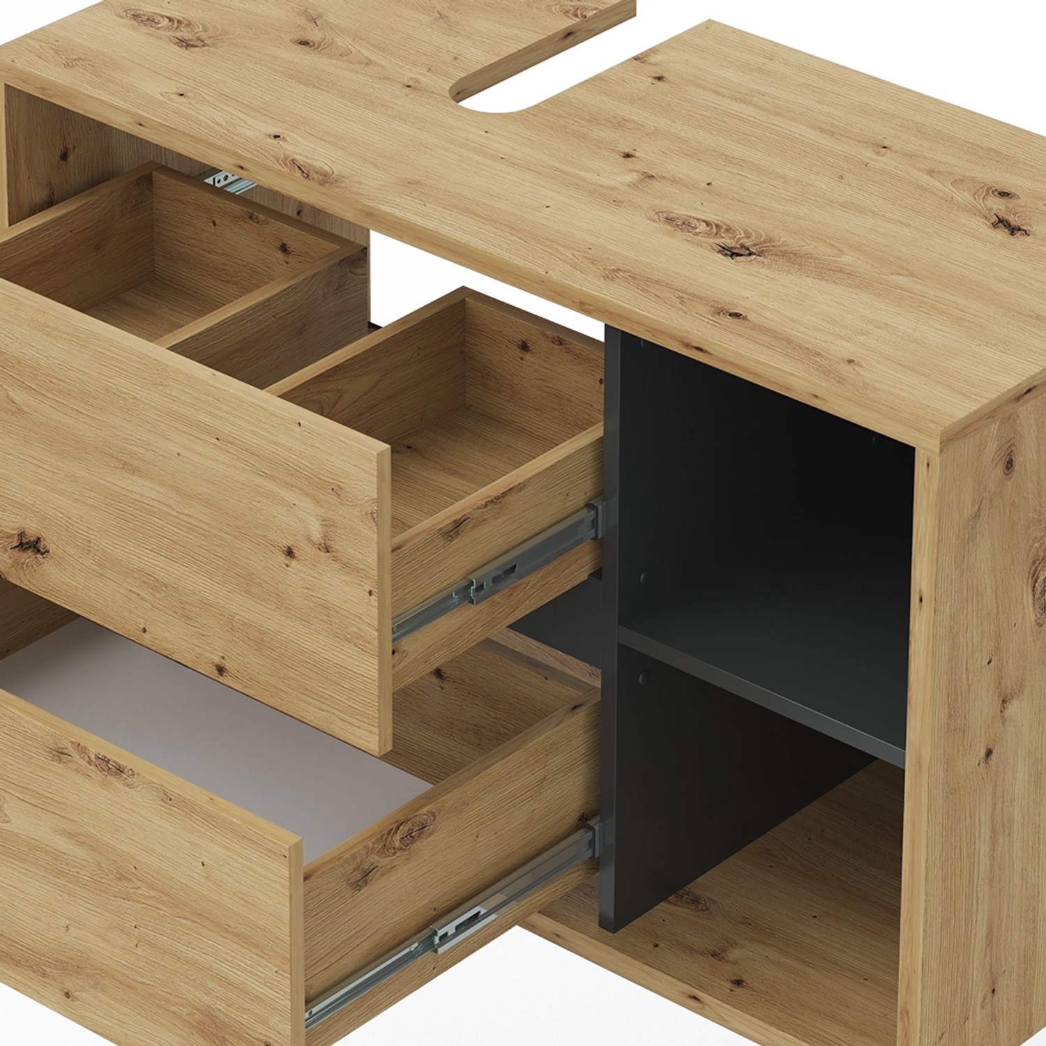 Vicco Waschbeckenunterschrank Viola Artisan-Eiche 100 x 60 cm kaufen ...