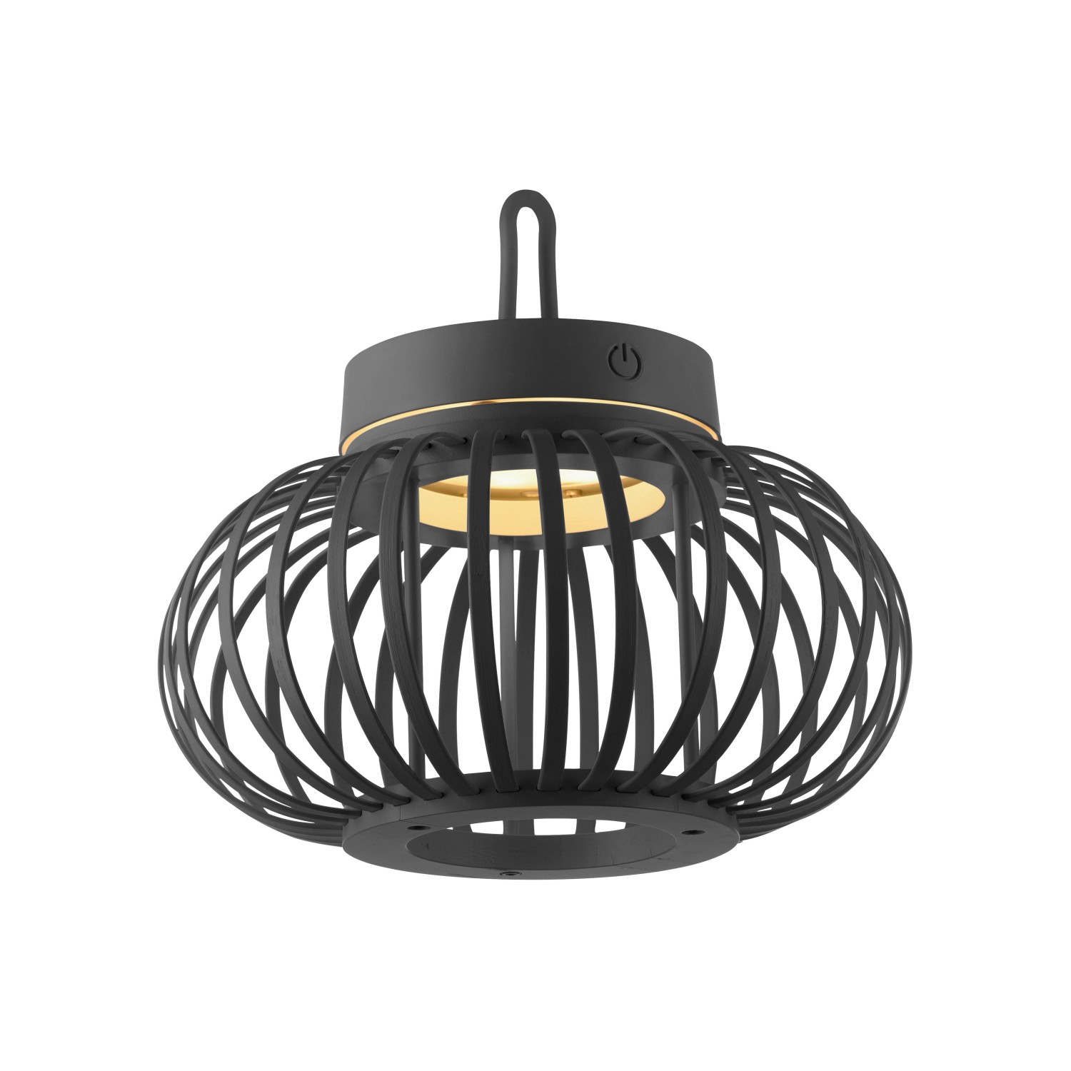 Just Light. LED-Akku-Pendelleuchte Akuba Schwarz 22 cm x Ø 25 cm kaufen ...