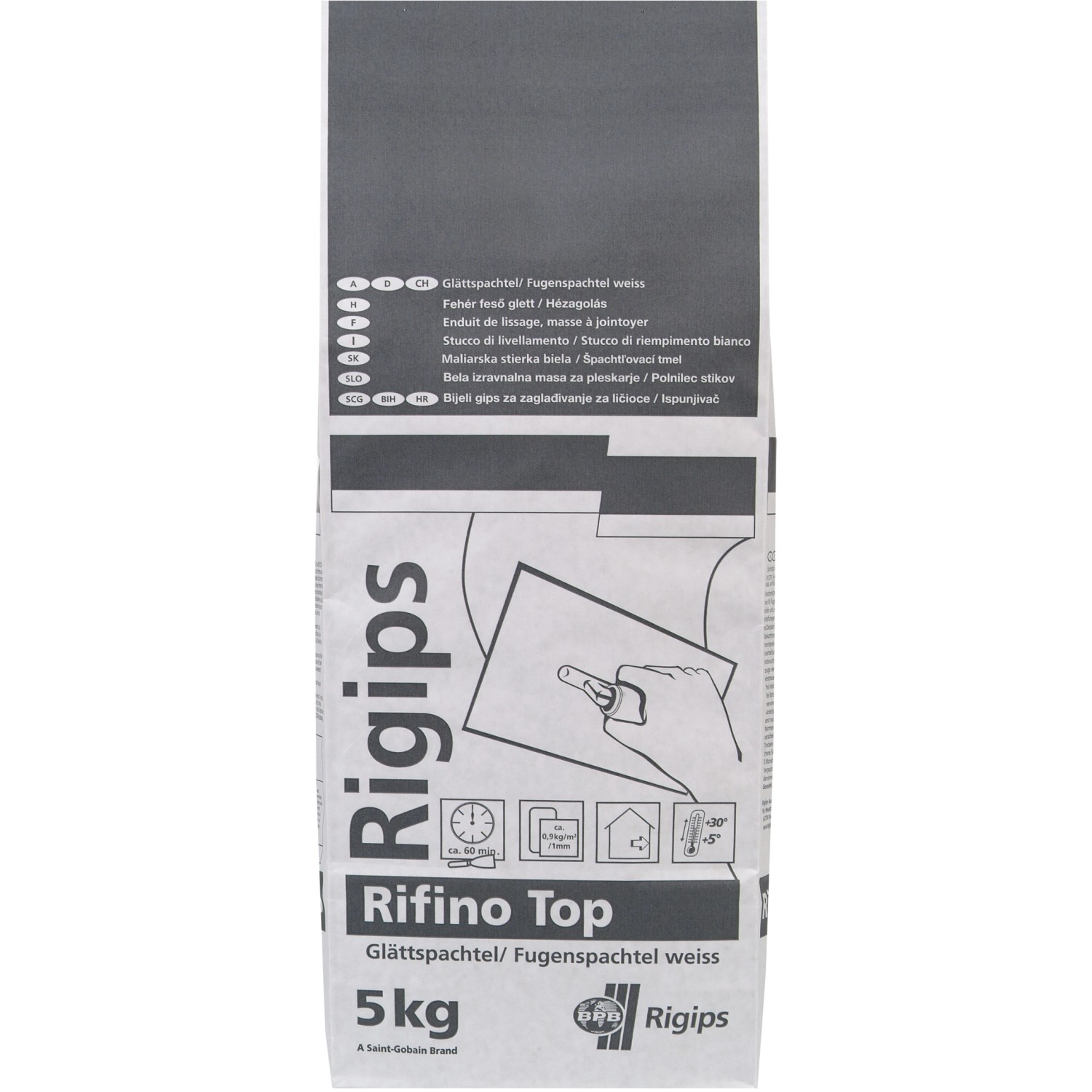 Rigips Rifino Top Spachtelgips 5 kg kaufen bei OBI