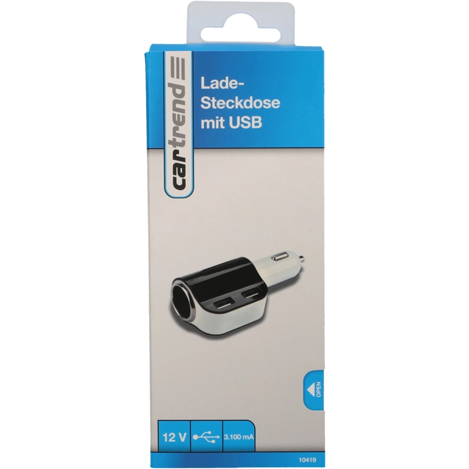 Cartrend USB Ladesteckdose Schwarz kaufen bei OBI