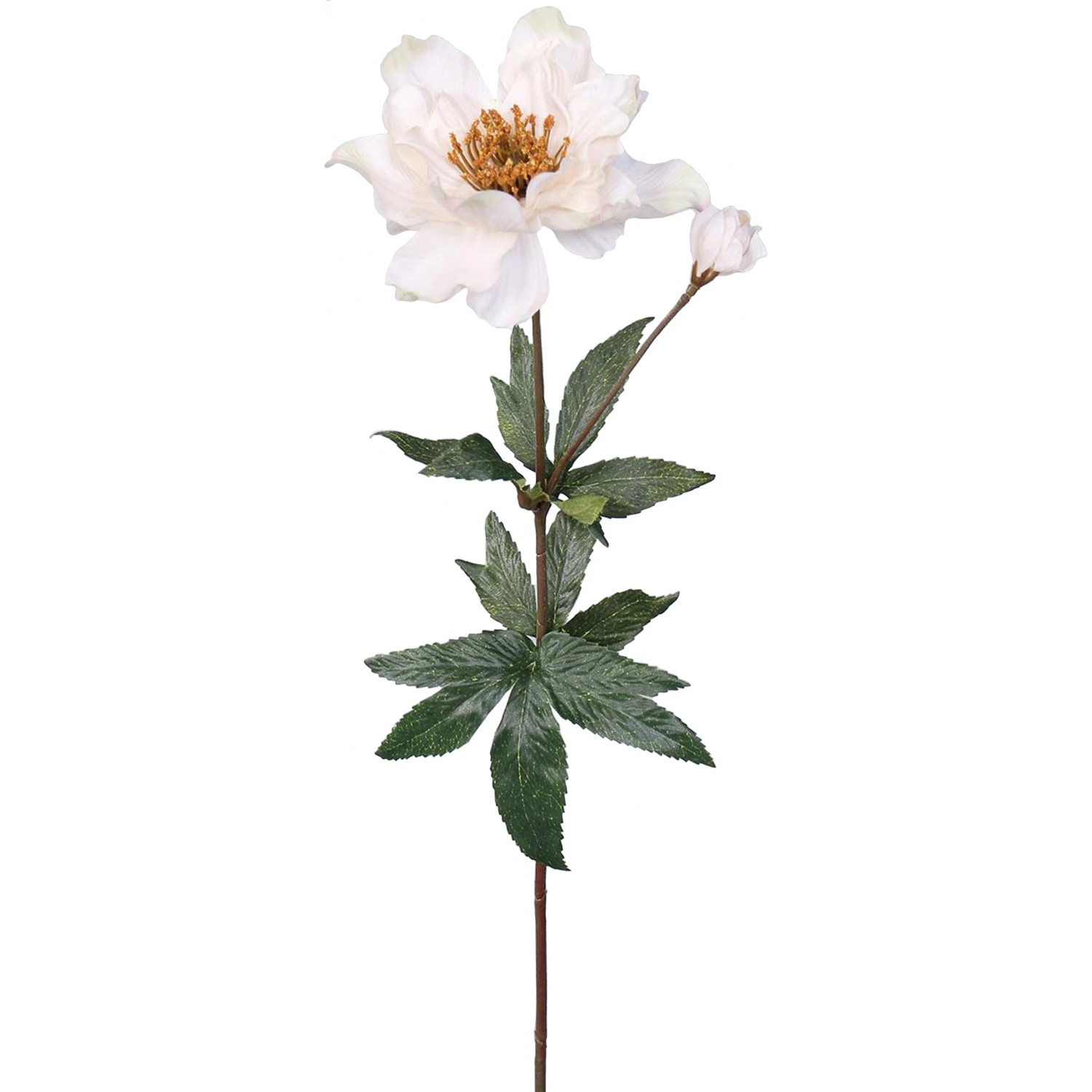 Mica Decorations Zweig Helleborus 60 cm Creme kaufen bei OBI