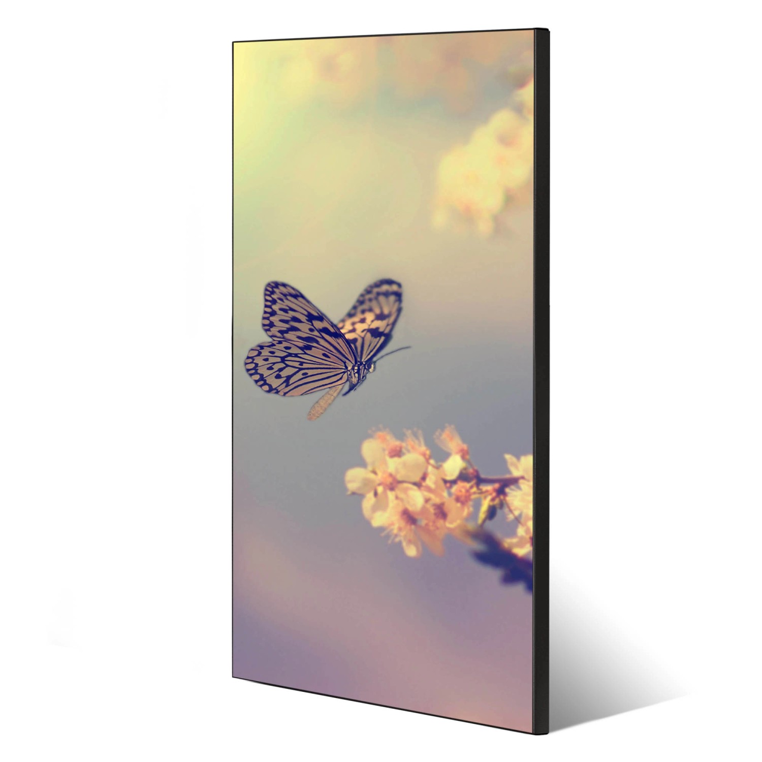 Banjado Magnettafel 37x78cm Magnetwand Schwarz Aus Metall ...