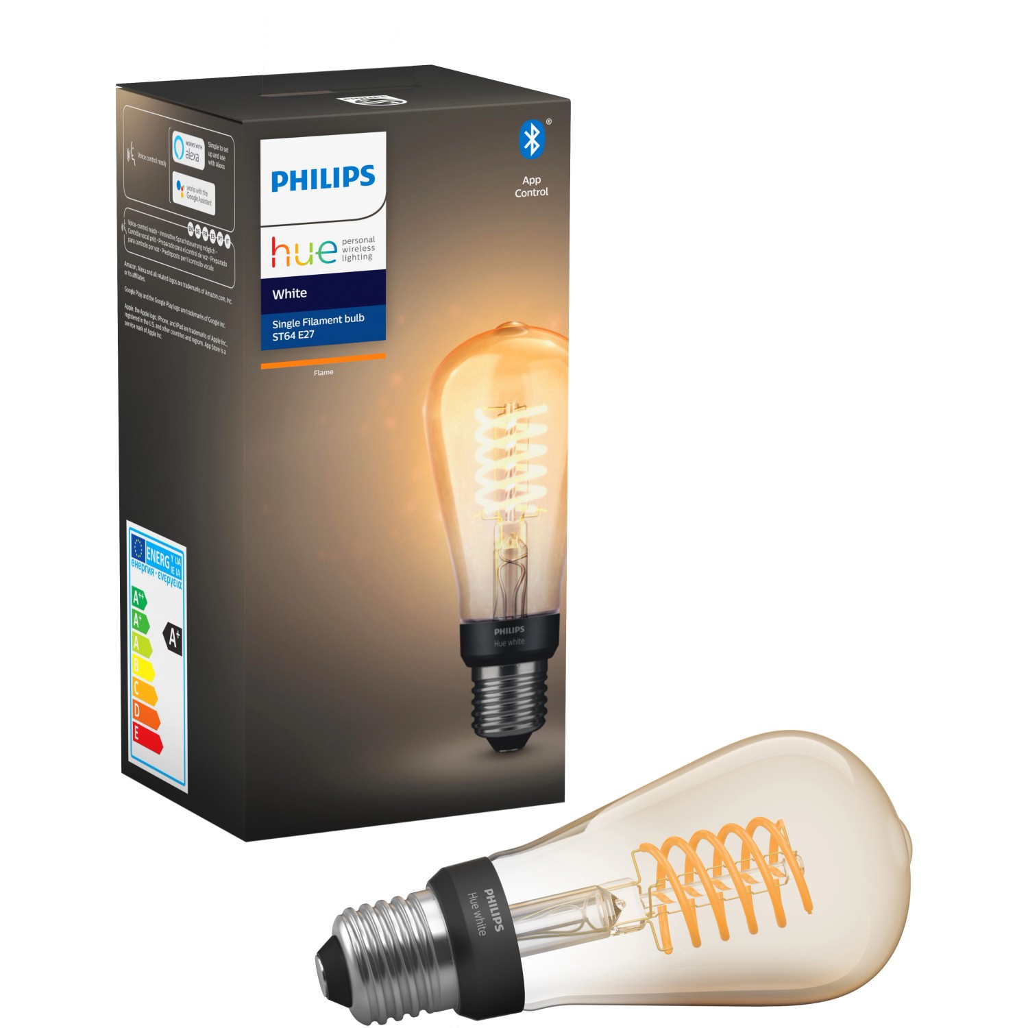 Philips Hue LED-Lampe Filament ST19 White E27 Einzelpack 9 W Bluetooth kaufen bei OBI