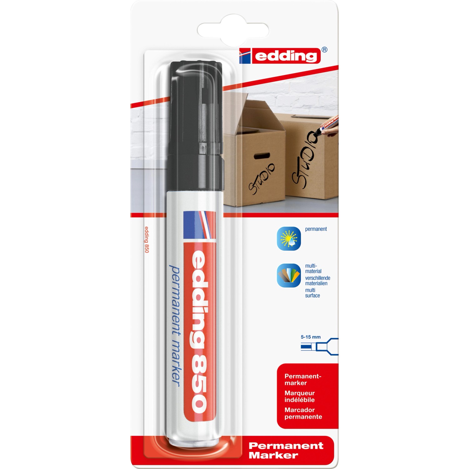Edding Permanent Marker 850 Org Schwarz kaufen bei OBI