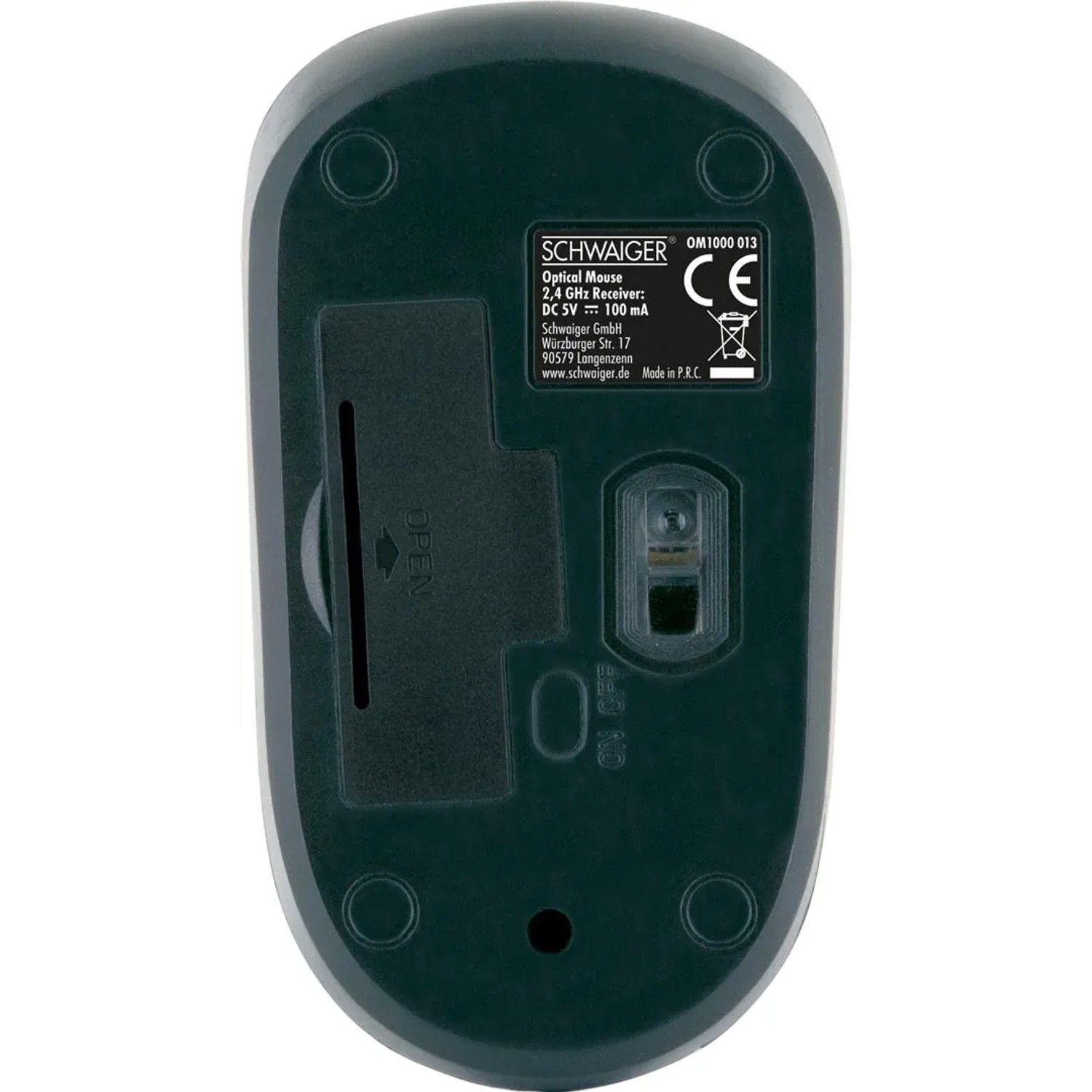 Schwaiger® PC Funkmaus Schwarz-Grau kaufen bei OBI