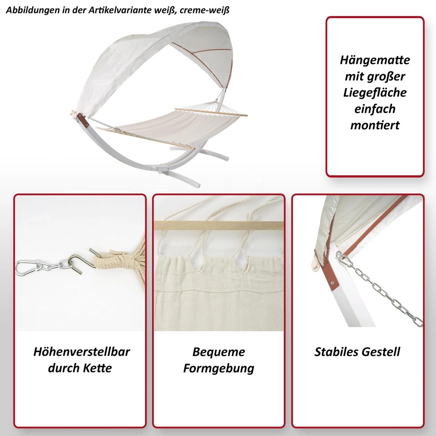 MCW Hängematte J47 Braun Creme-Weiß kaufen bei OBI