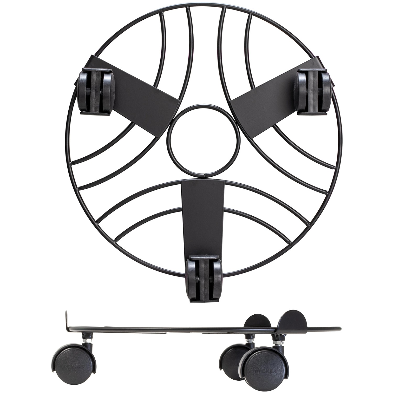 Wagner Multi Roller GH 0935 Stahl Tragkraft 60 kg Ø 300 mm Schwarz ...