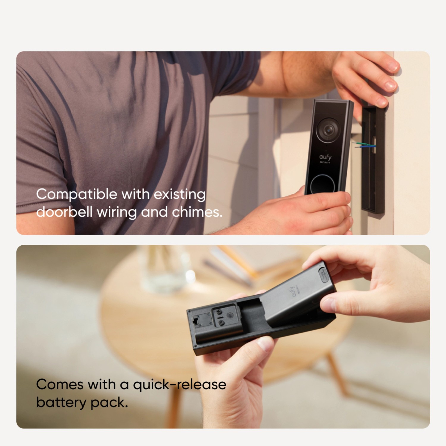 Eufy Video-Türklingel E340 und eufy MiniBase Chime Dual-Kamera kaufen ...