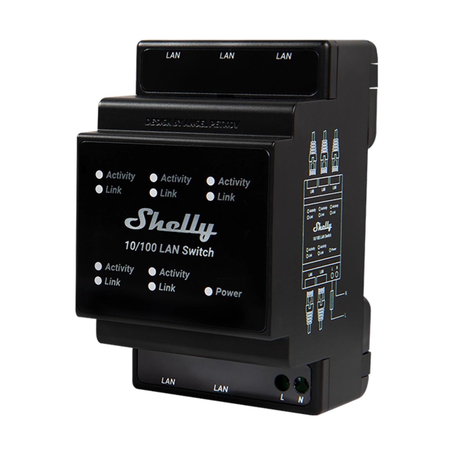 Shelly Ethernet-Switch 5er Schwarz kaufen bei OBI