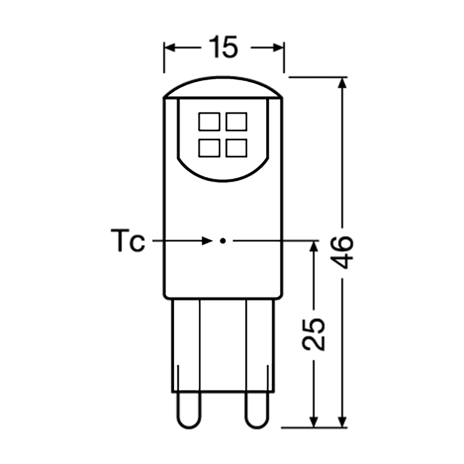 Osram LED-Leuchtmittel G9 1,9 W Warmweiß 200 lm 5er Set 4,6 x 1,5 cm (H x Ø) kaufen bei OBI