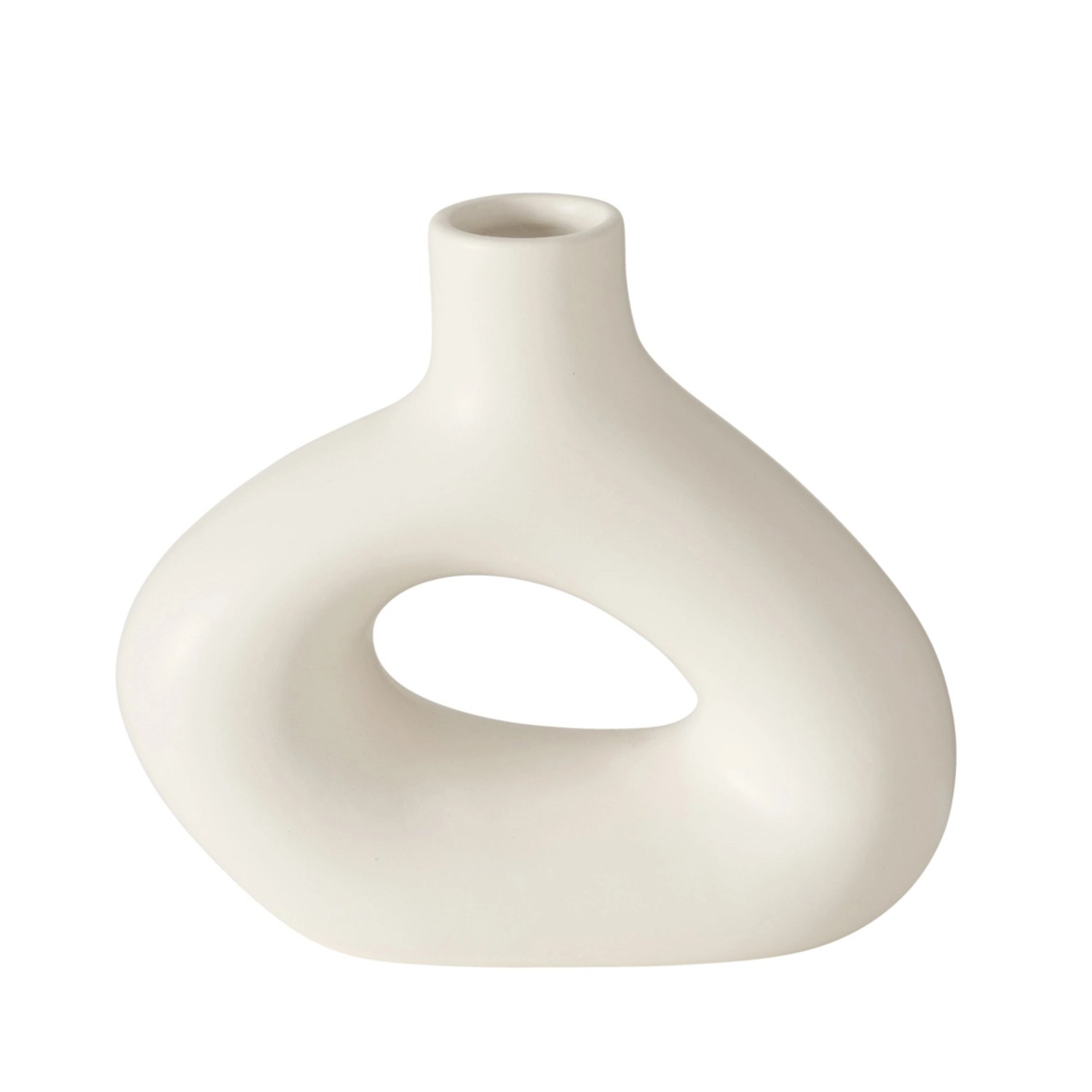 Boltze Home Vase Metty 4-fach Sortiert 18 cm x 6 cm x 15 cm Beige-Weiß ...