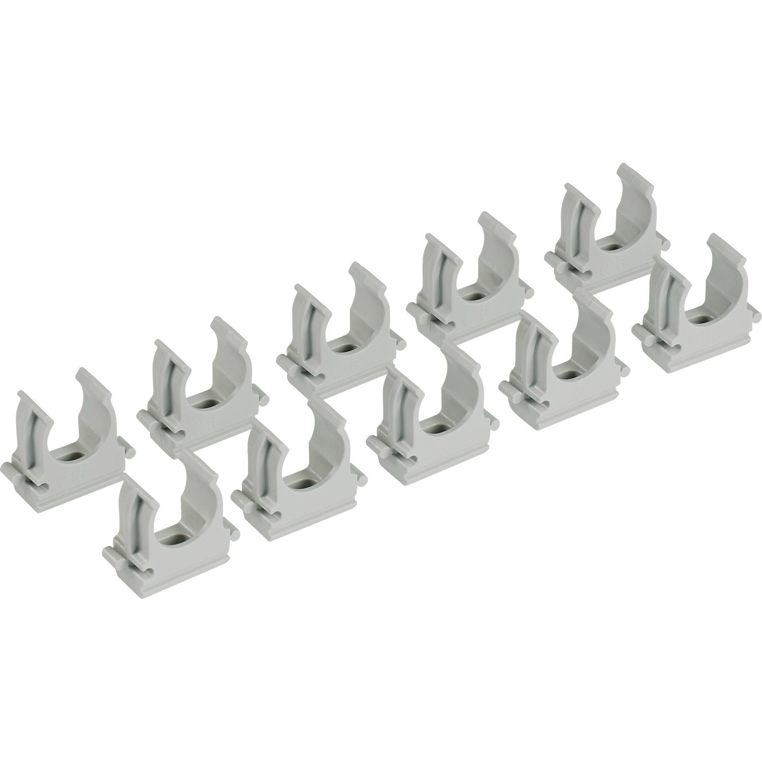 Klemmschelle EN 16 Grau 10 Stück kaufen bei OBI