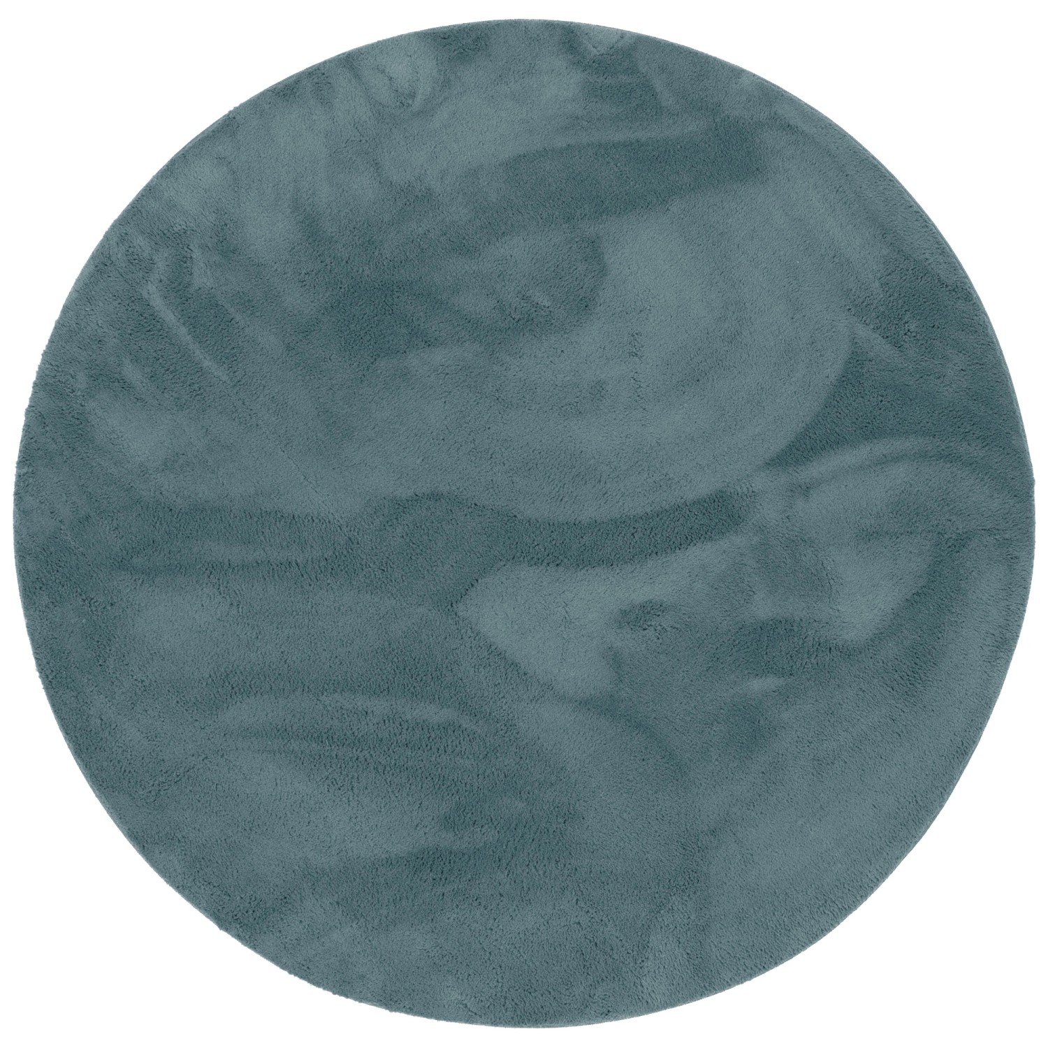 Pergamon Luxus Super Soft Fellteppich Pearl Blaugrau 160cm Rund kaufen ...