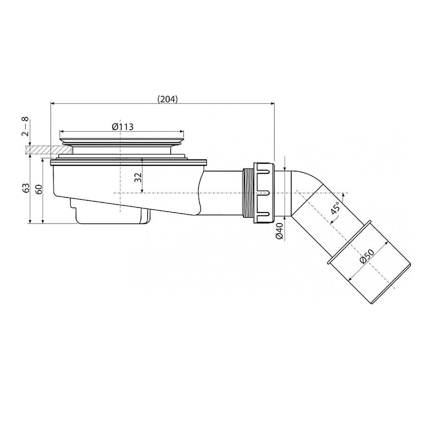 Kronenbach Duschablauf Krontec Ø 9 cm ohne Abdeckhaube kaufen bei OBI