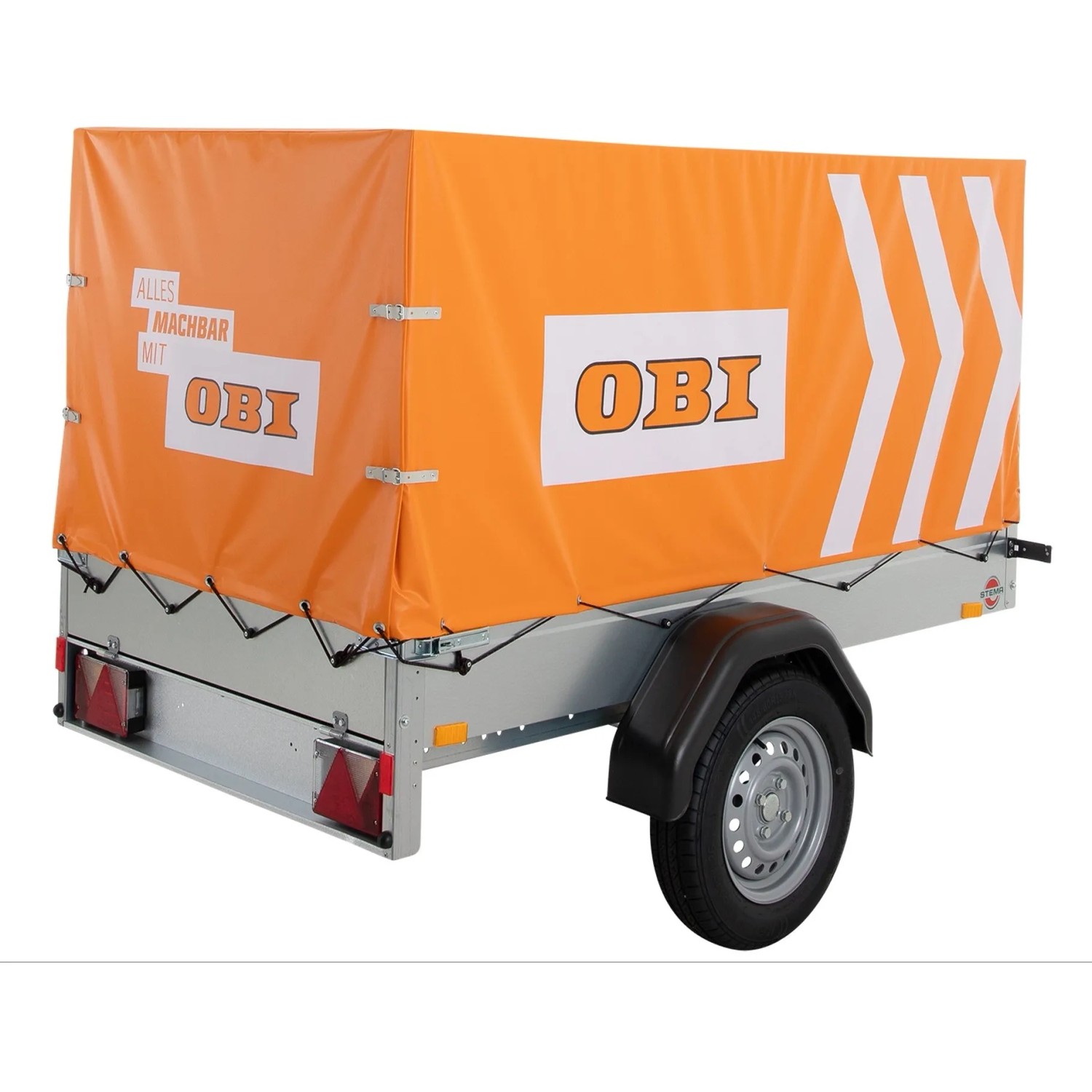 Stema Tieflader AN 750-13 750 kg ungebremst Hochplane 80 cm kaufen bei OBI