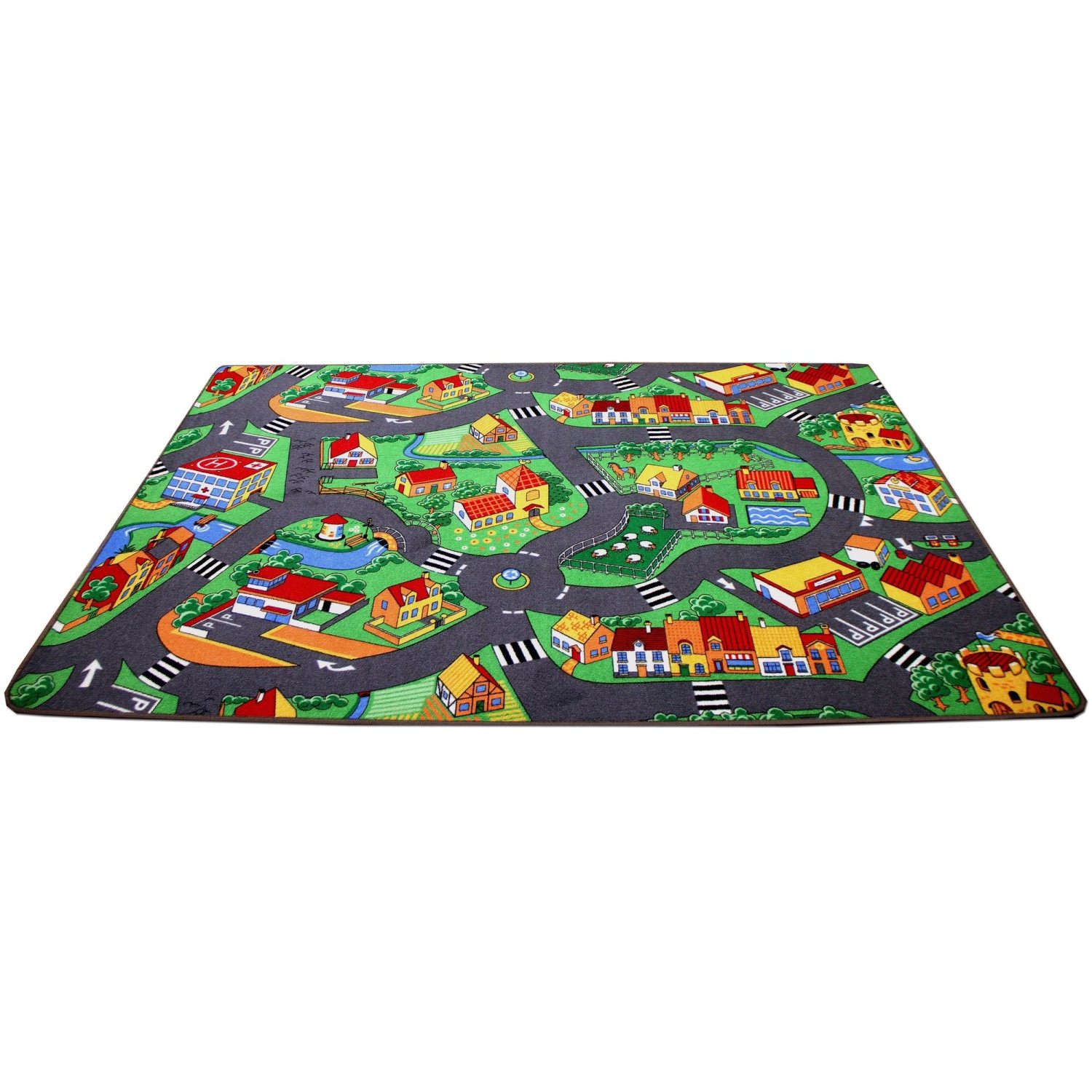 Pergamon Straßenteppich Beidseitig Metropolis Bunt 160x240cm kaufen bei OBI