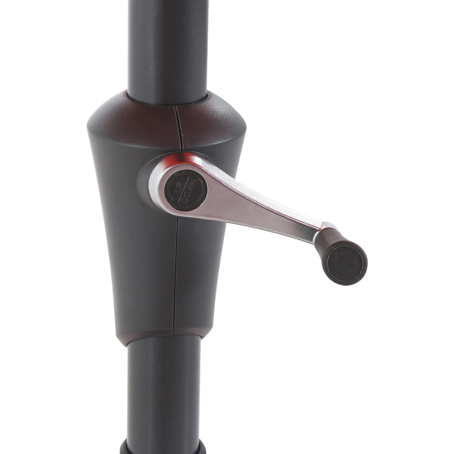 Marktschirm Honolulu Ø 300 cm Anthrazit mit Kurbel kaufen bei OBI