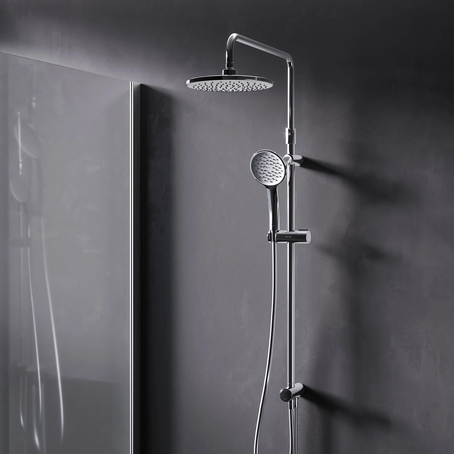 AM.PM Duschsystem Hit Duschset Duschsystem ohne Armatur, Regenduschset ...
