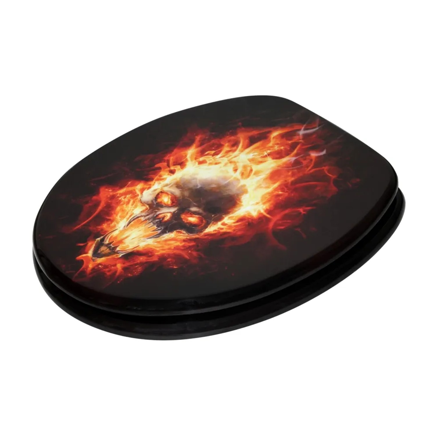 Totenkopf Toilettendeckel 3d