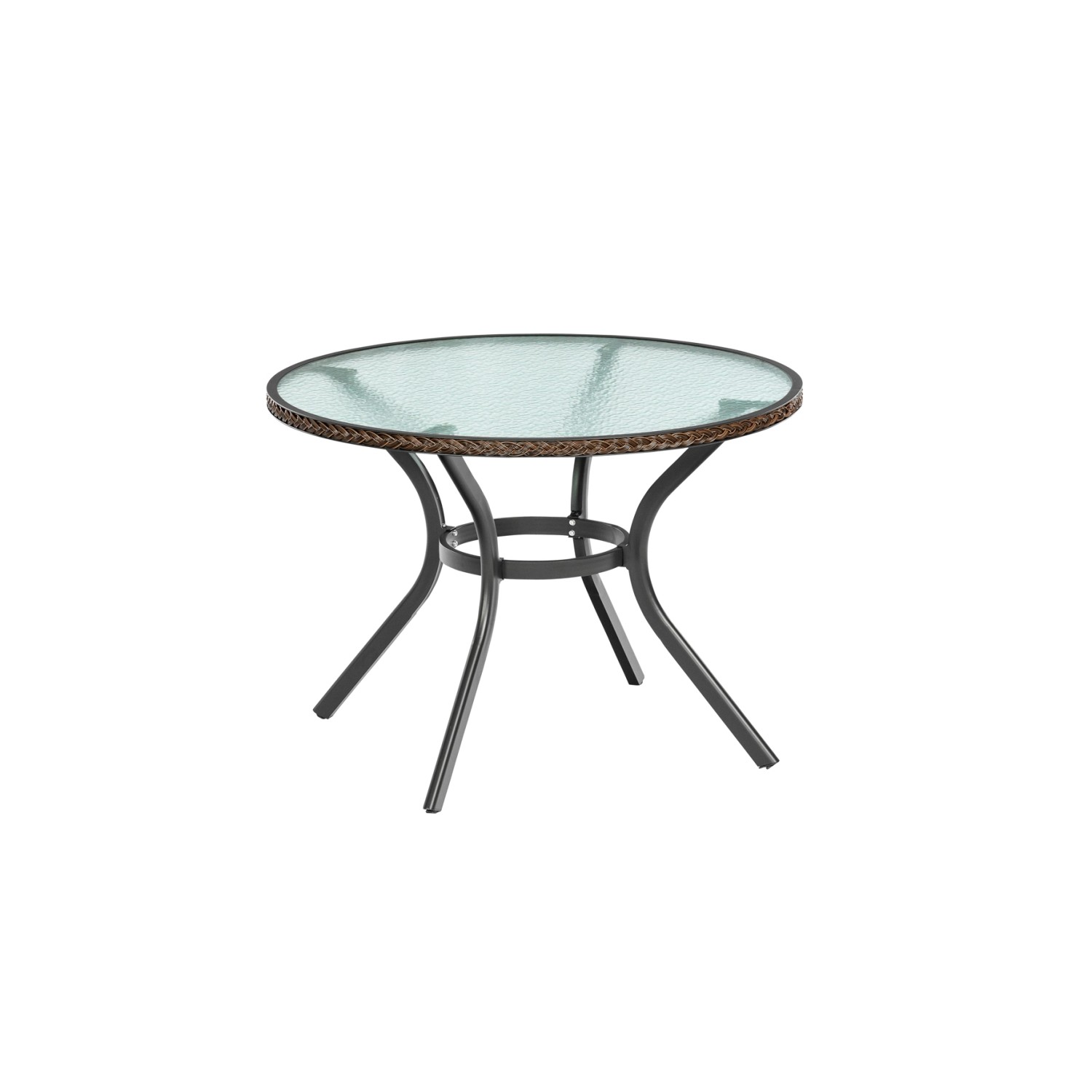 Merxx Roma Gartenmöbel-Set 5-tlg. Gartentisch Rund Ø100 cm kaufen bei OBI