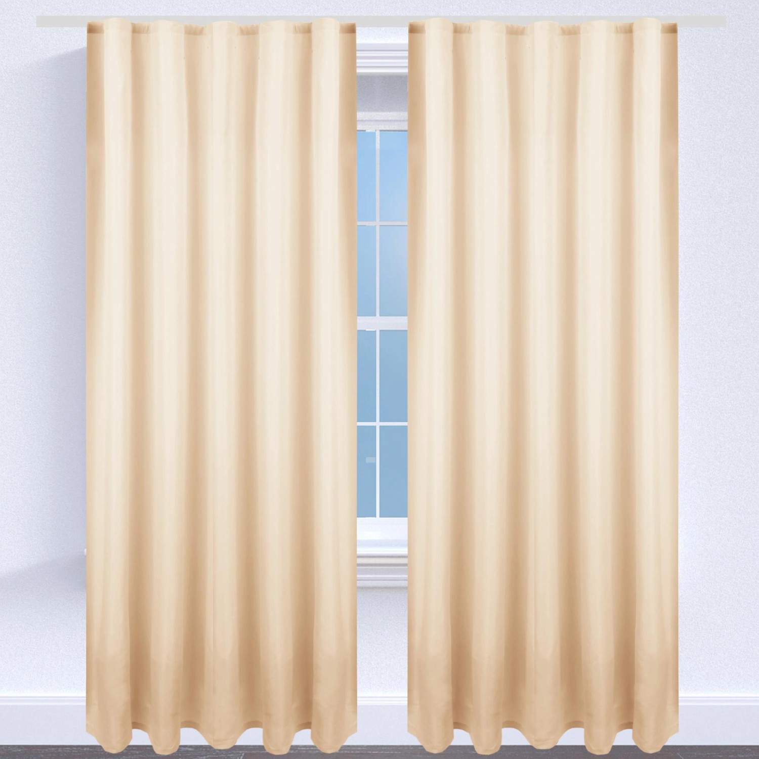 Bestgoodies Dekoschal Ellen Universalband Blickdicht 2er Pack 140 cm x ...