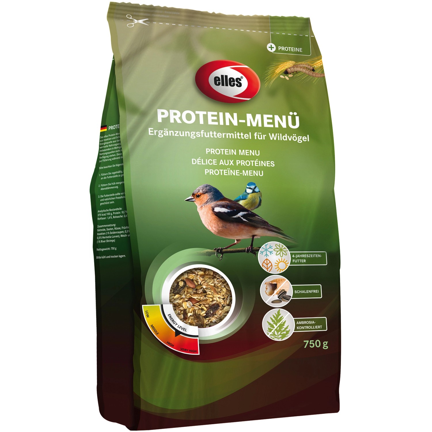 Elles Wildvogelfutter Protein-Menü 750 g kaufen bei OBI