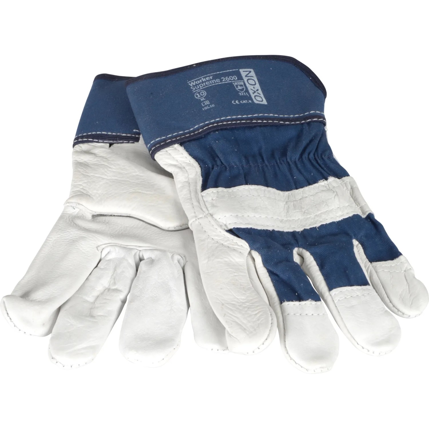 OX-ON Handschuh Worker Supreme 2600 Blau-Weiß Gr. 12 kaufen bei OBI