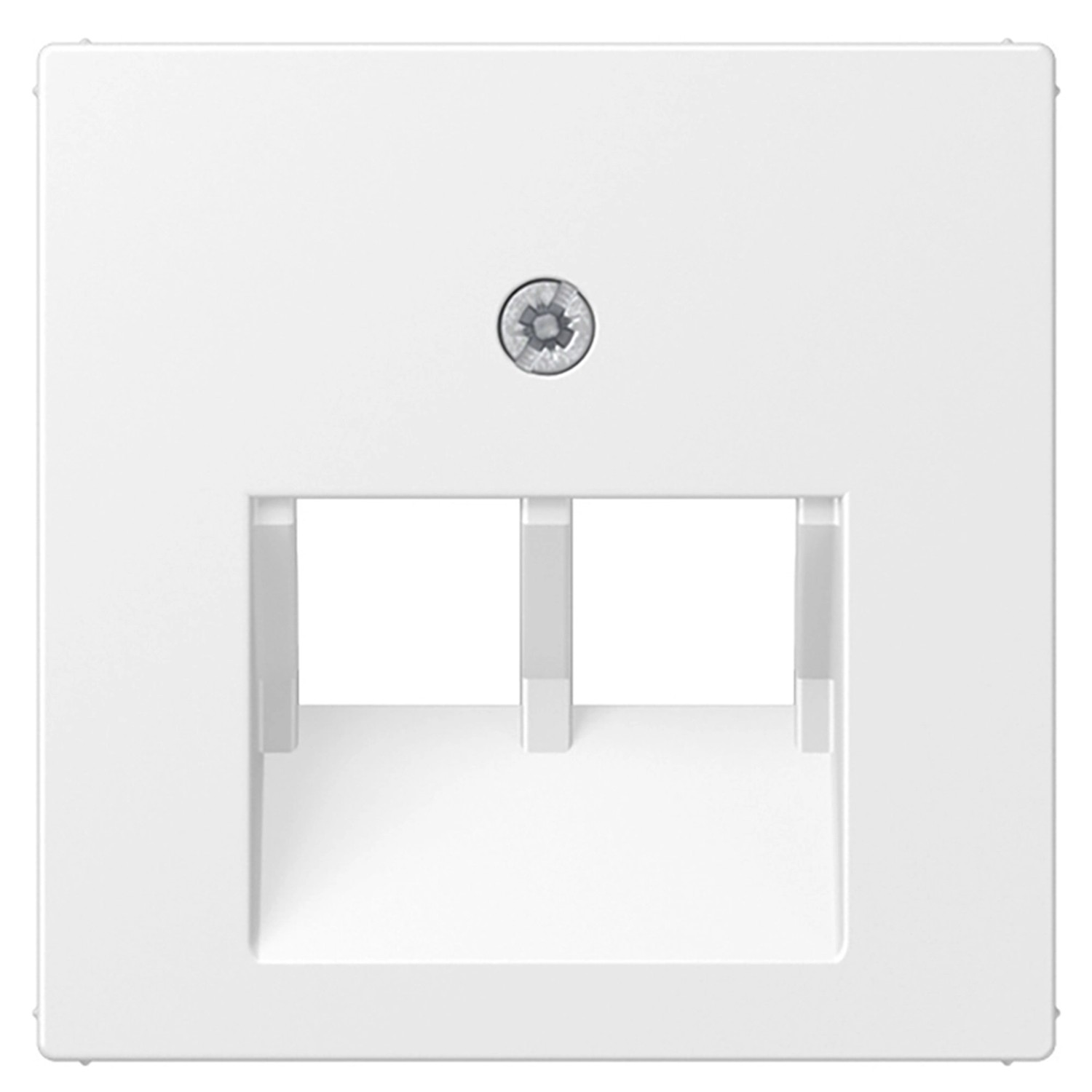 Jung Abdeckung für IAE/UAE-Anschlussdosen 2 x 8-polig Schneeweiß Matt ...