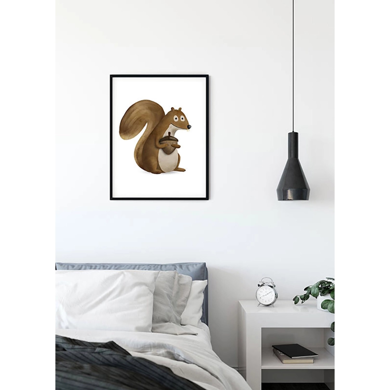Komar Wandbild Cute Squirrel 40 x 50 cm kaufen bei OBI