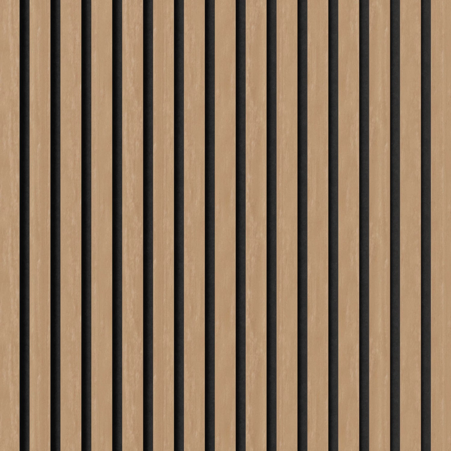 Akustikpaneel-Muster Buche Unbehandelt MDF Schwarz Filz Schwarz 29,5 cm ...