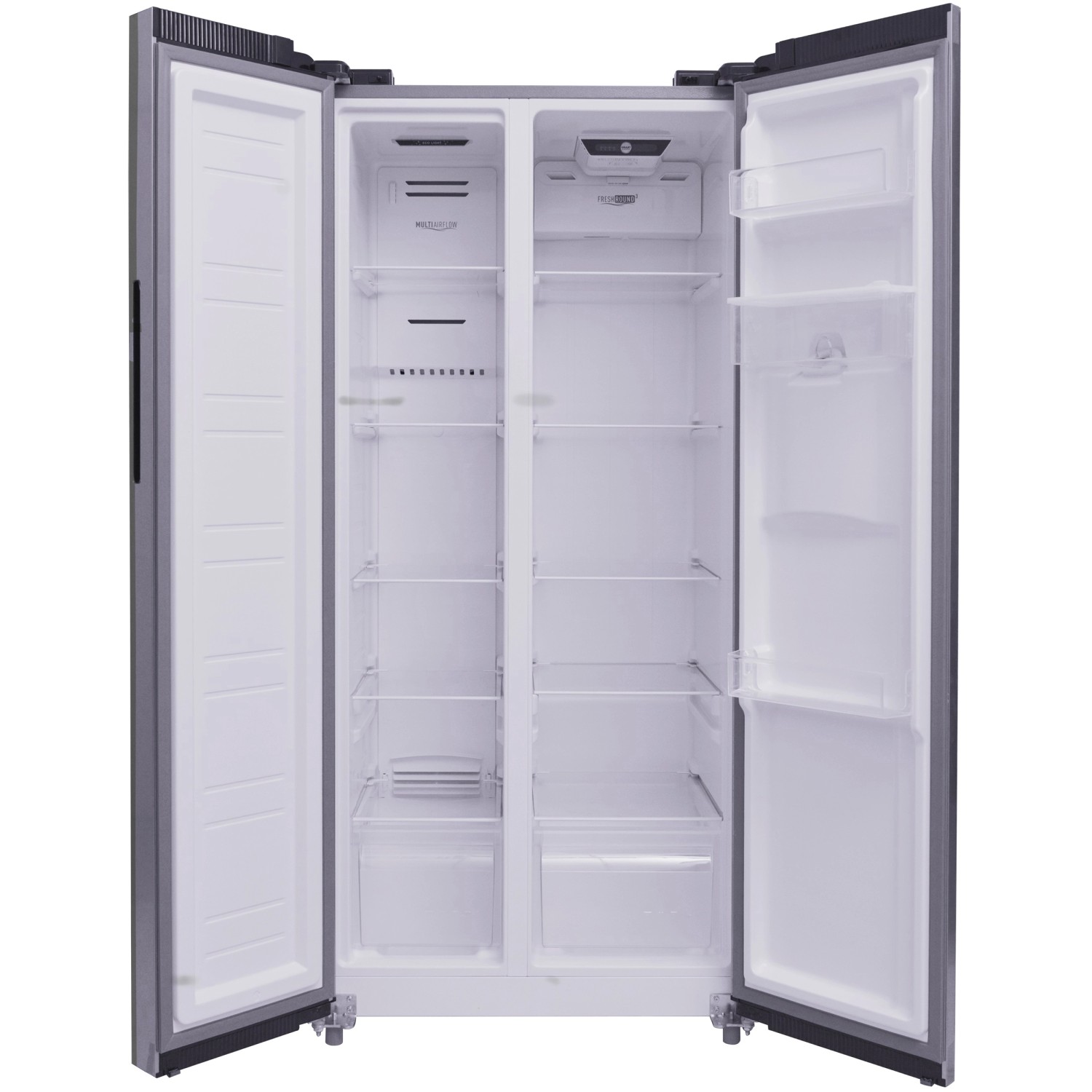 PKM Side by Side Kühl-Gefrierkombination SBS436NFWDIX Inox Design ...