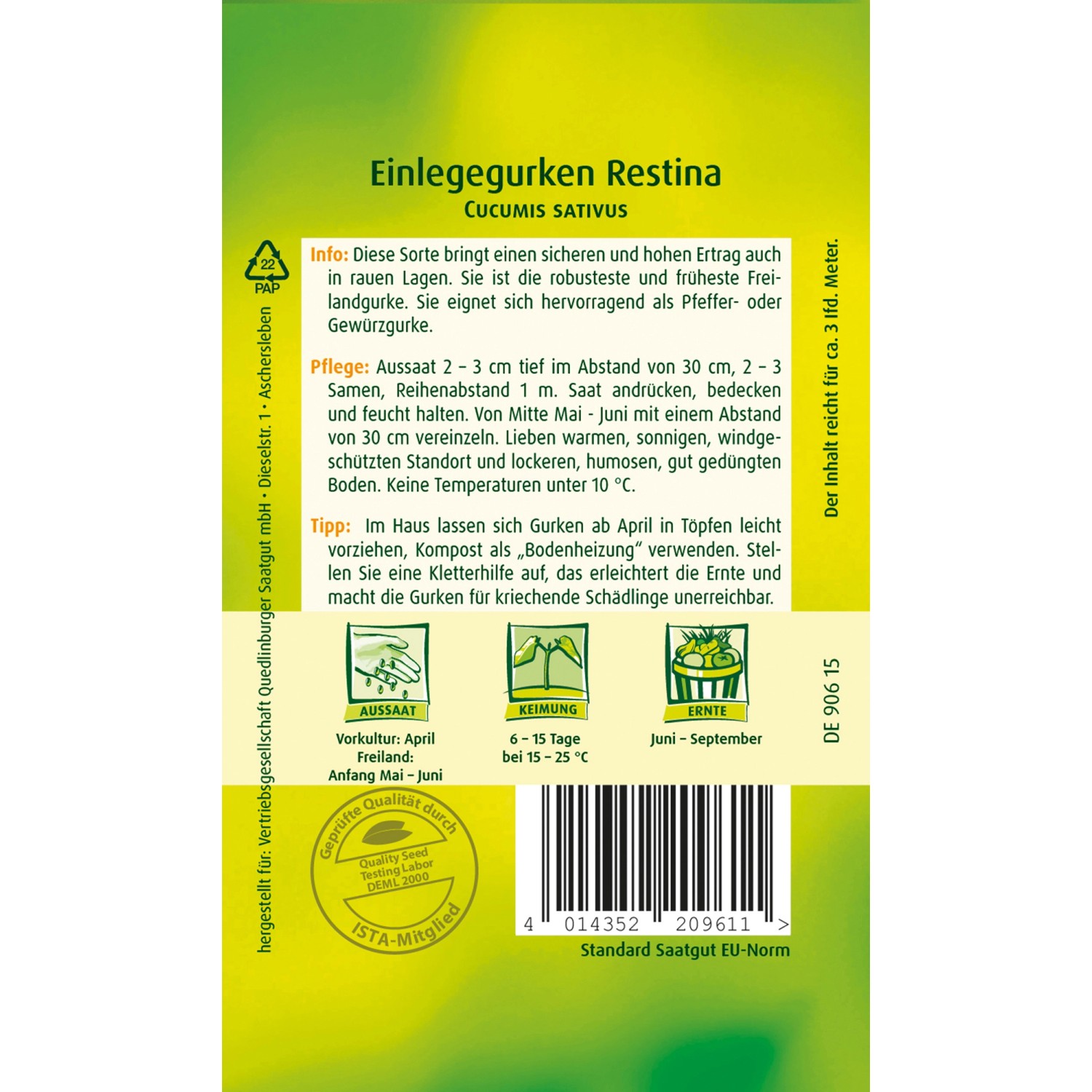 Quedlinburger Einlegegurke ''Restina'' kaufen bei OBI