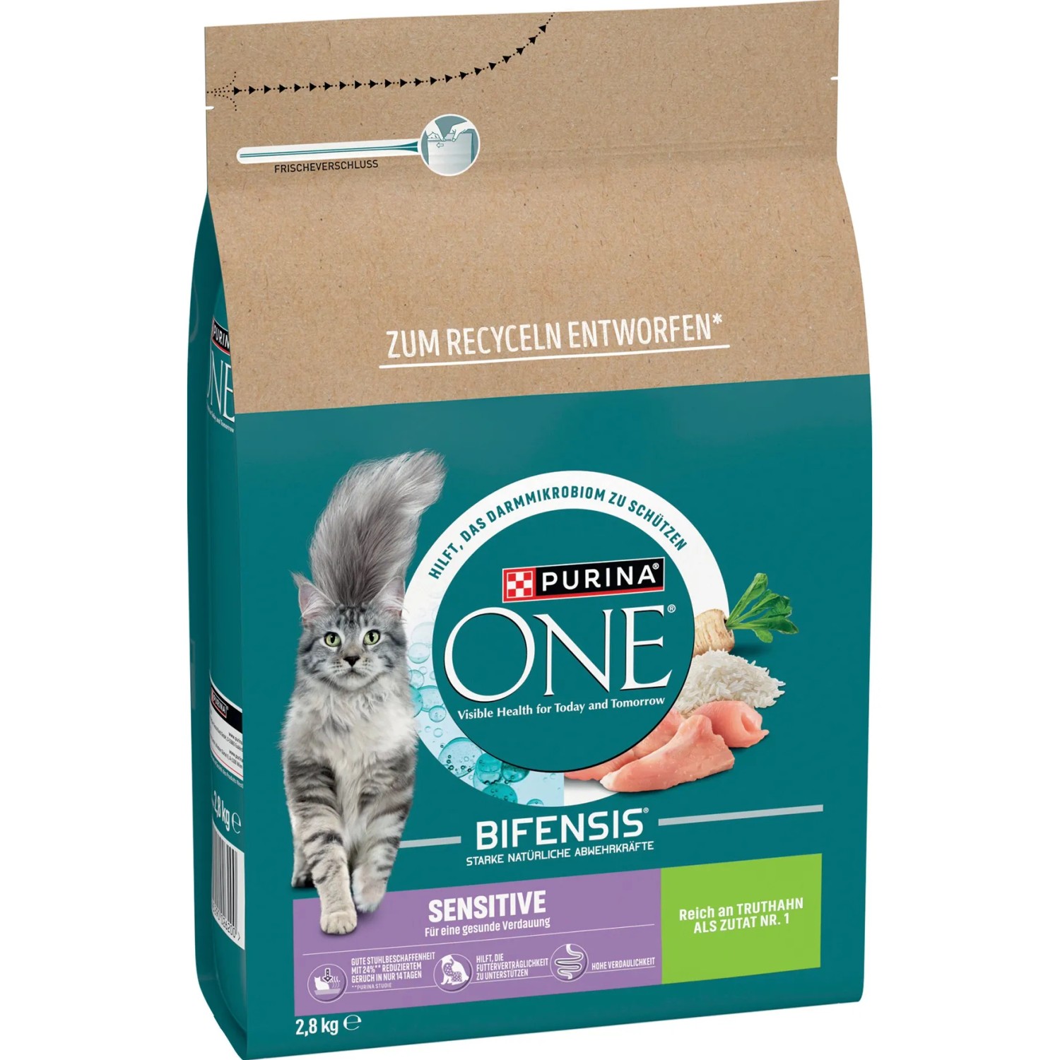 Purina ONE Trockenfutter Sensitive Truthahn 2,8 kg kaufen bei OBI