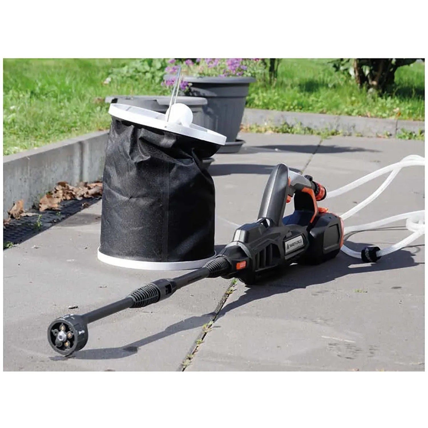 Yard Force Akku-Mitteldruckreiniger LW C04 20 V mit Akku und Ladegerät ...