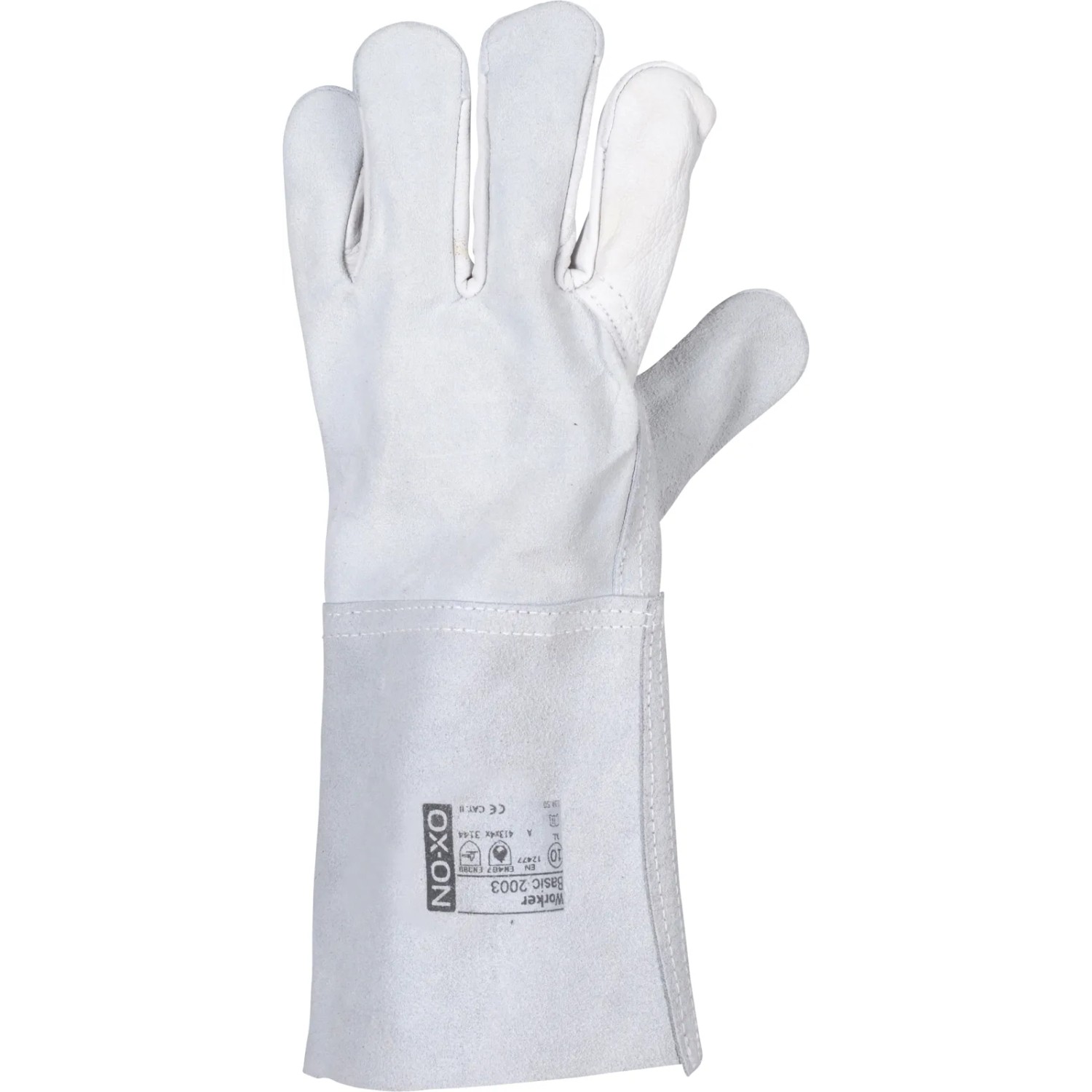 OX-ON Handschuh Worker Basic 2003 (Left) Weiß-Grau Gr. 10 L kaufen bei OBI