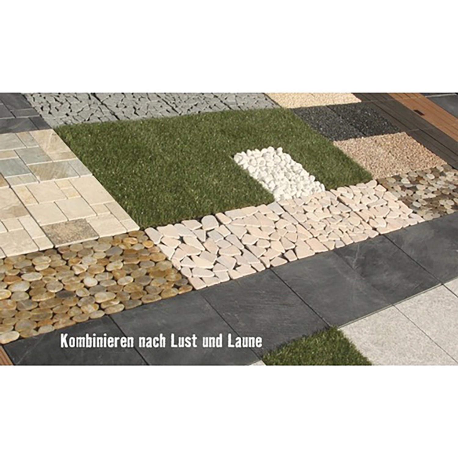 Florco Kunststoff-Klickfliese floor, dunkelgrau 40x40 cm, 6 Stk/VPE ...