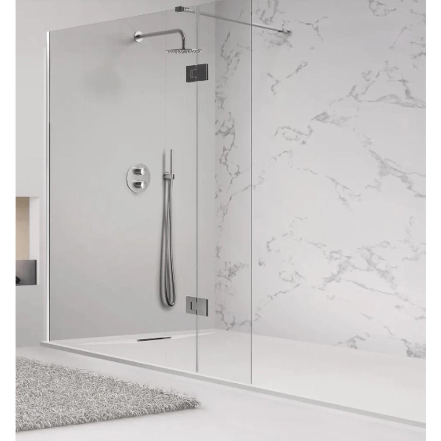 Frascio New Tecnology Duschwanne 190X100 cm Perlgrau Vulcano Line Plus ...