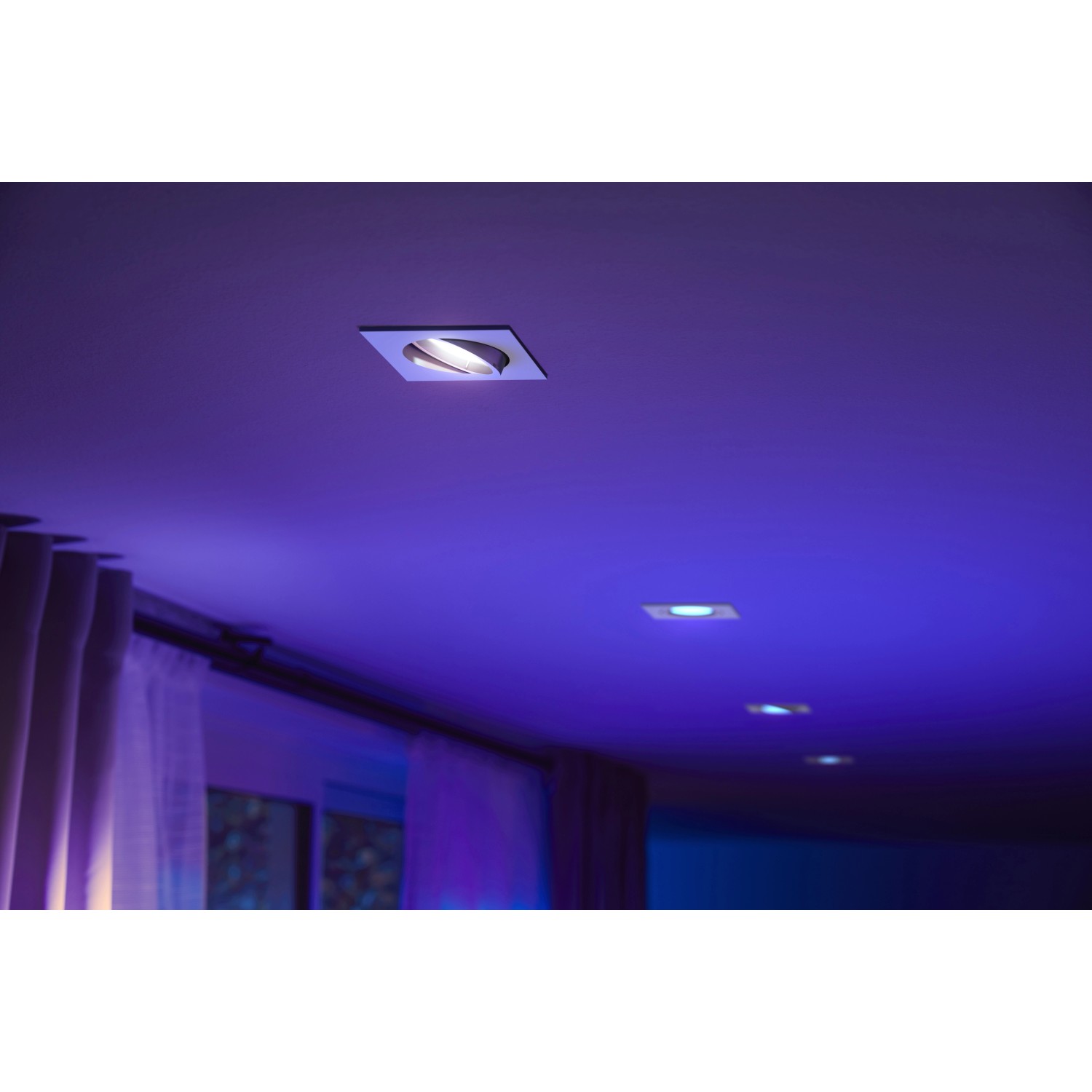 Philips Hue LED-Einbauspot Centura White & Color Ambiance Eckig Weiß ...
