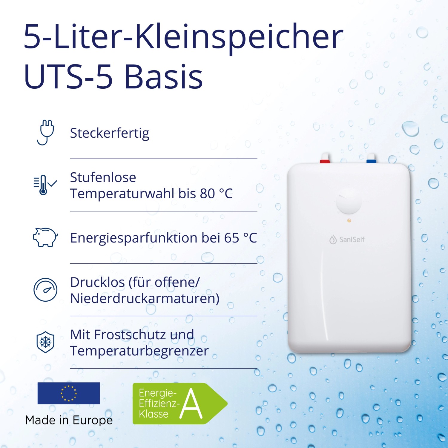 SaniSelf Kleinspeicher UTS-5 Basis Untertisch 5 l kaufen bei OBI