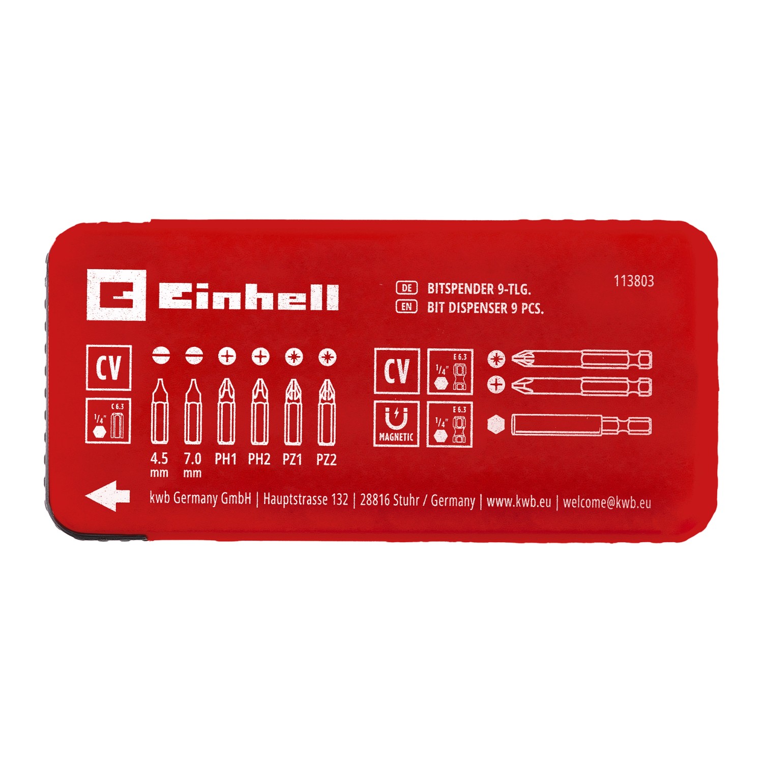Einhell Bit-Set in Spenderbox 9-teilig kaufen bei OBI