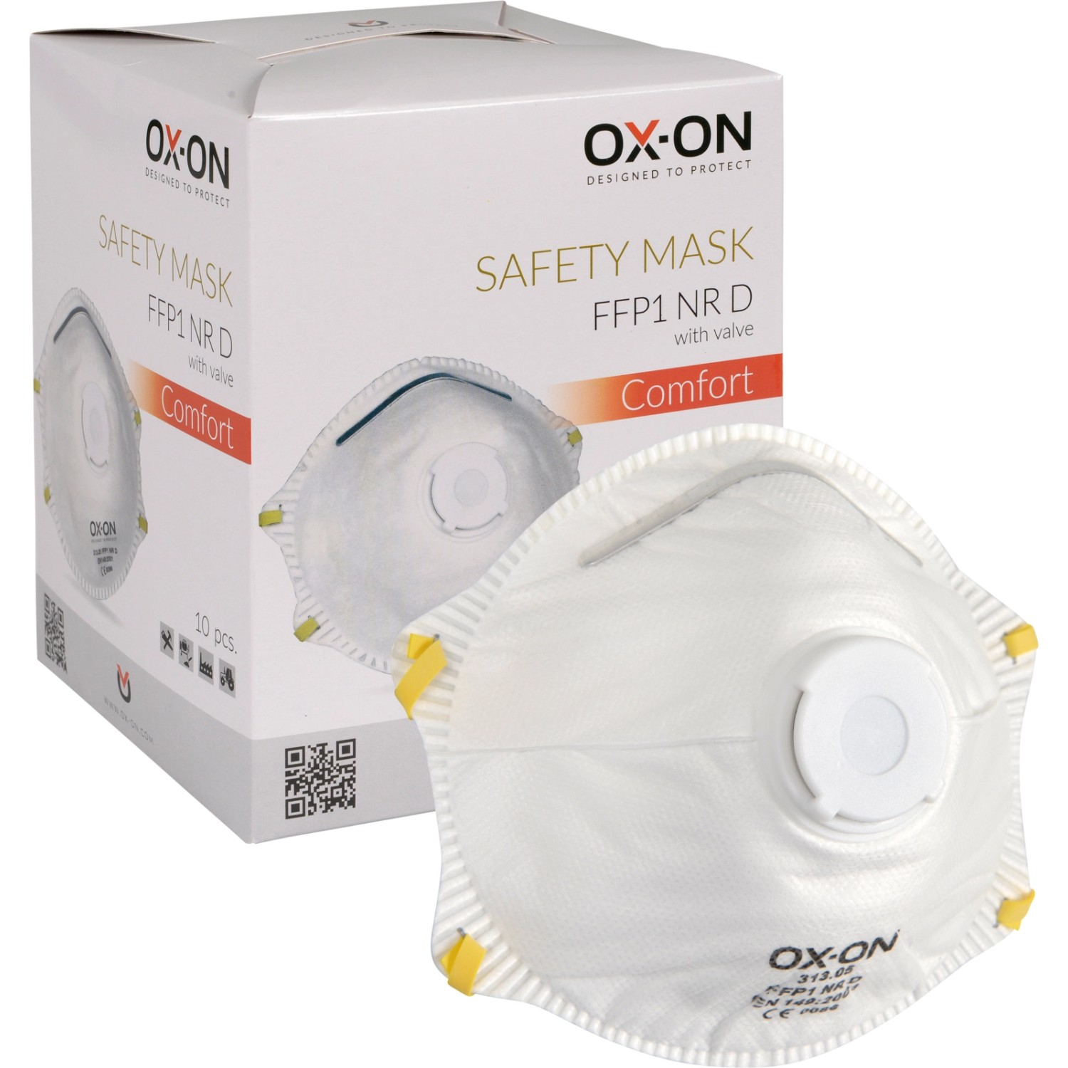 OX-ON FFP1 Maske NR D Comfort mit Ventil Weiß One size kaufen bei OBI