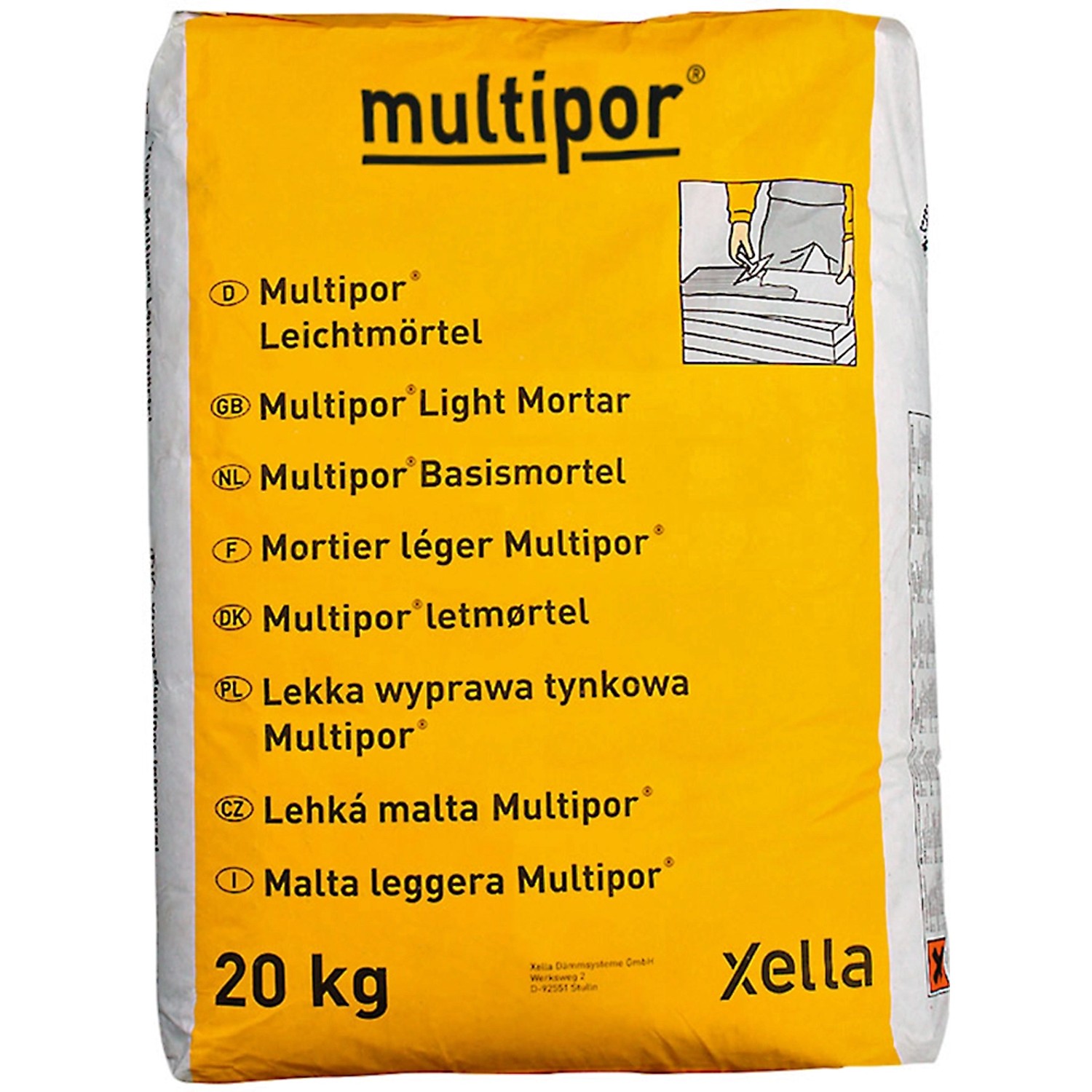 Multipor Fix X710 Leichtmörtel 20 kg kaufen bei OBI
