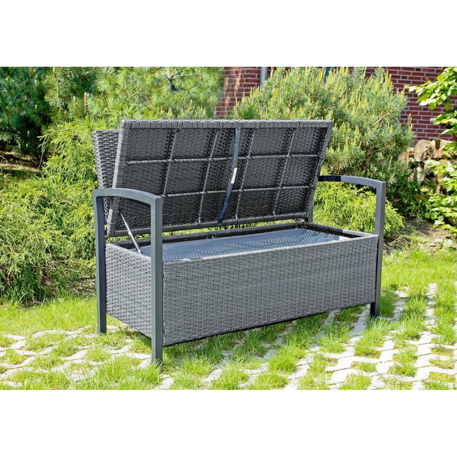 Schne Gartenbank Aus Polyrattan Bilder