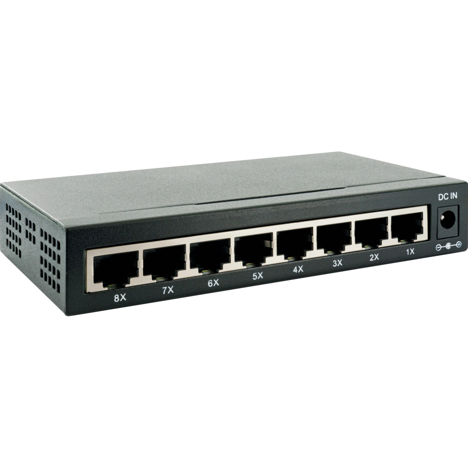 Schwaiger 8-Port Gigabit Netzwerk-Switch Schwarz kaufen bei OBI