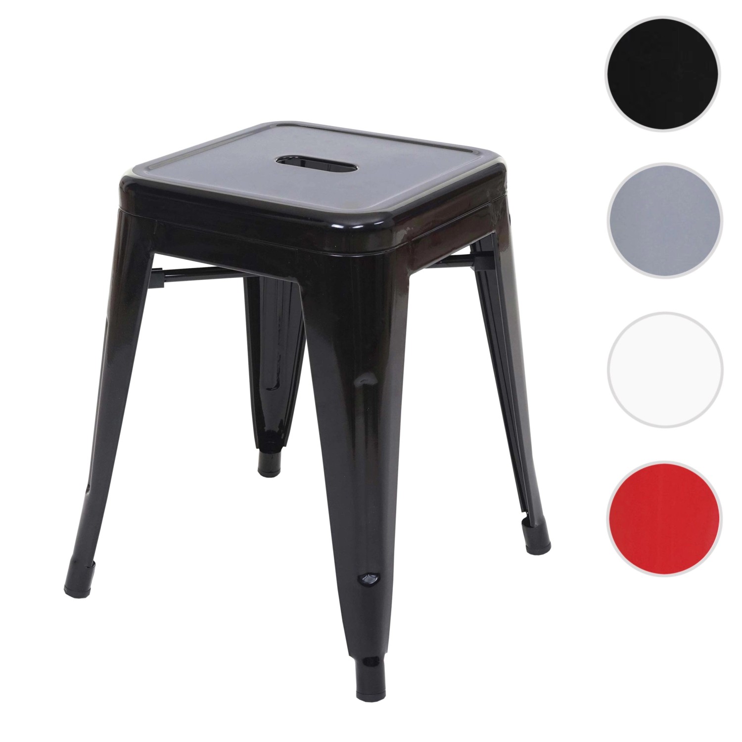 MCW Hocker A73 Metall Schwarz kaufen bei OBI