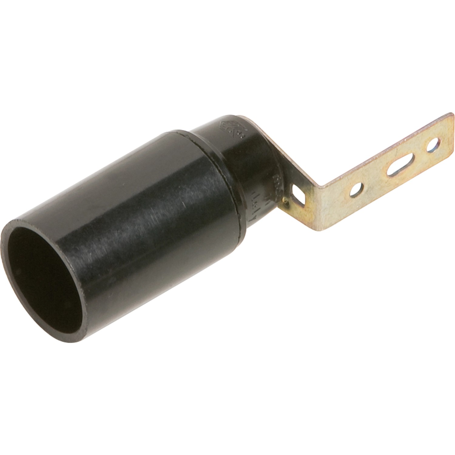 Lampenfassung E14 Schwarz Glatt mit Winkel kaufen bei OBI