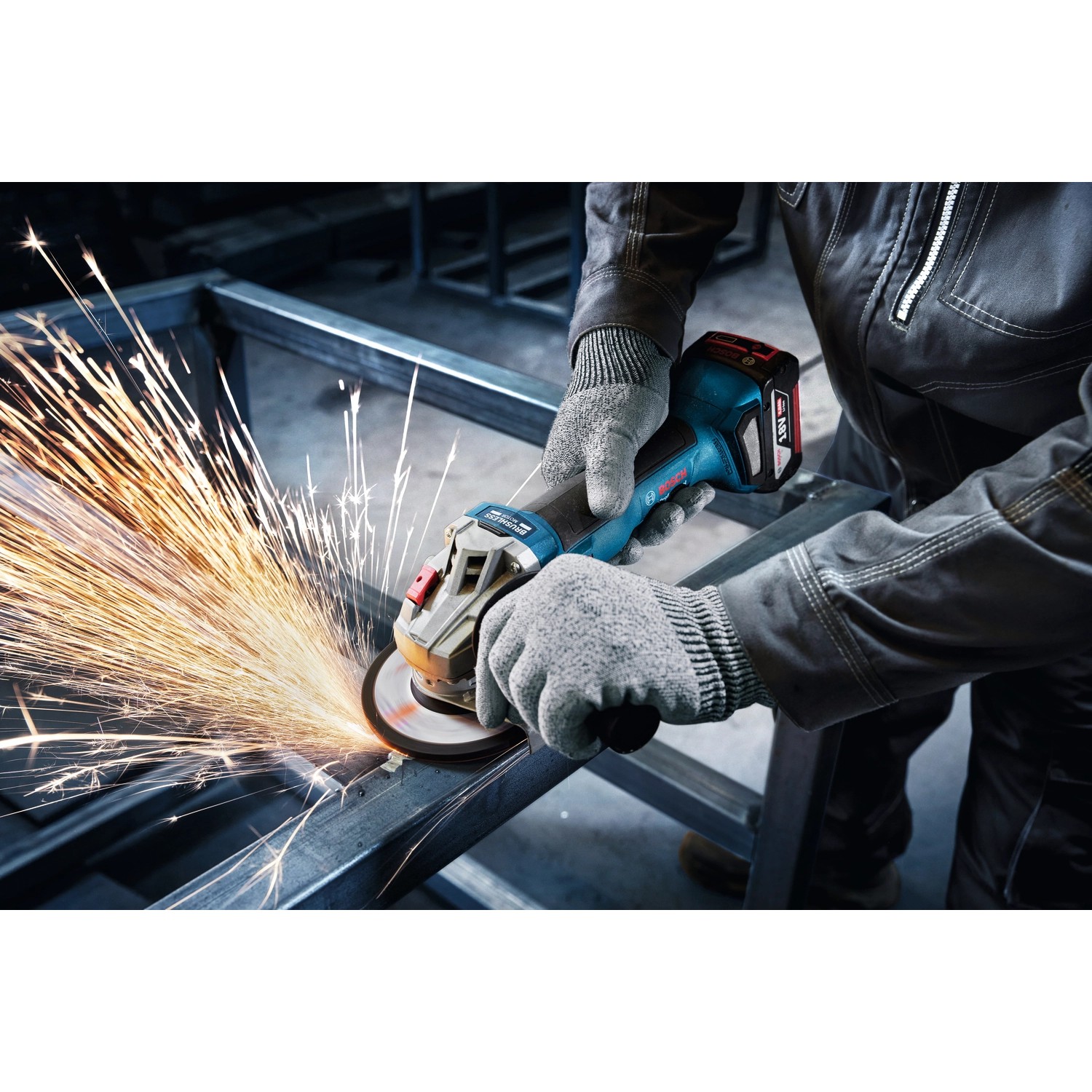 Bosch Professional Combi-Set Bohrhammer GBH 18V-22 + Winkelschleifer ...